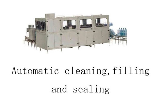 Automatic Soft Drinking Water Cleaning Filling Sealing 3-in-1 Machine 5 Gallon Barrel Professional Filling Production Li